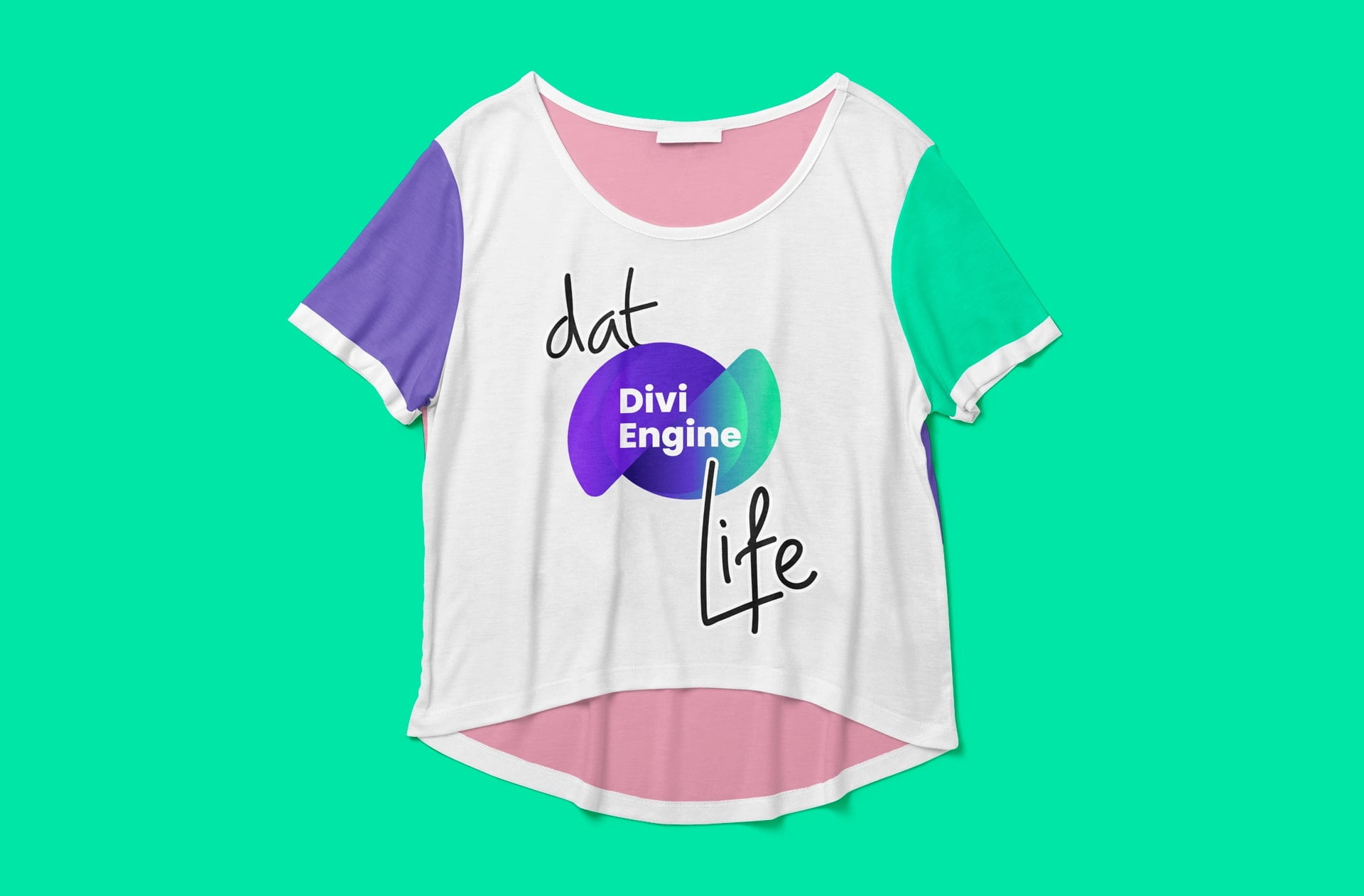 Dat Divi Engine Life Crop-top (3-Tone) – Lady Bugz Designs